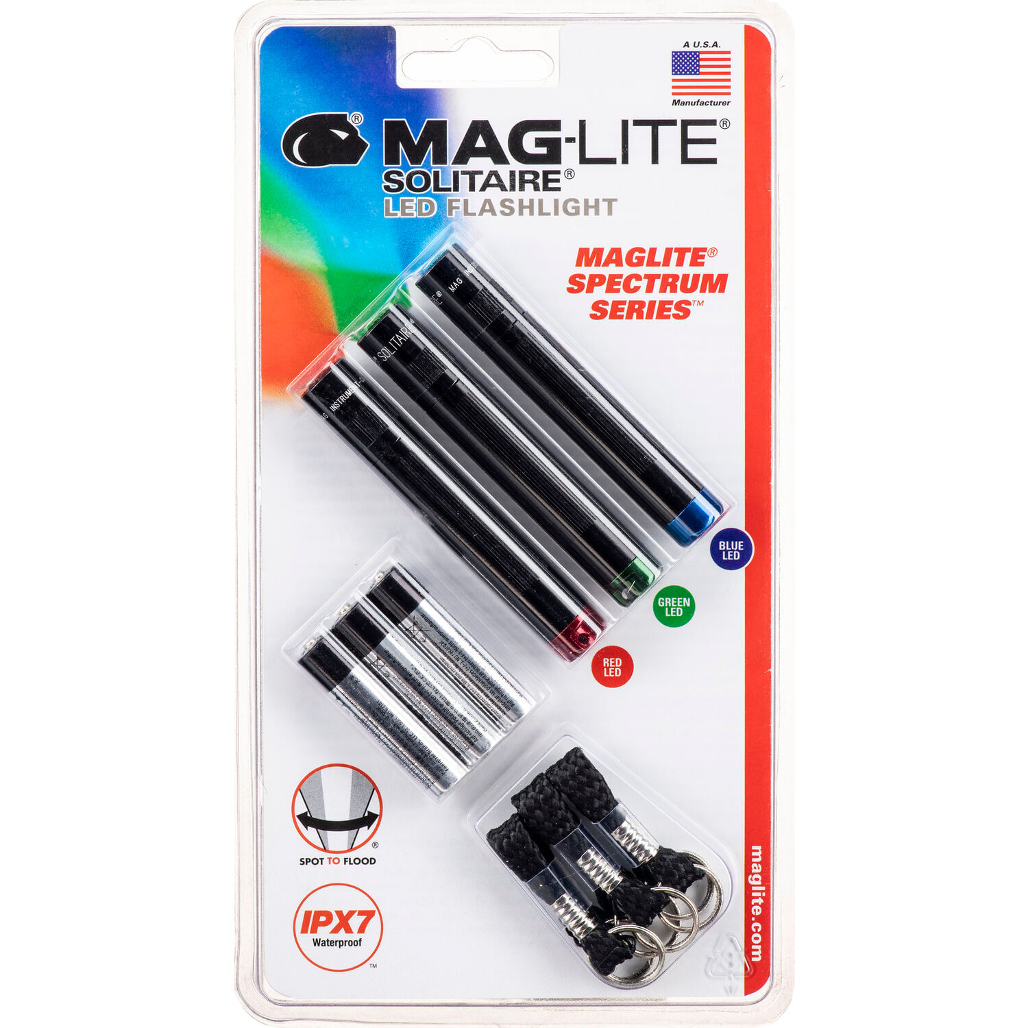 Linternas Maglite Solitaire Spectrum Series Aaa Roja Azul Y Verde con ...