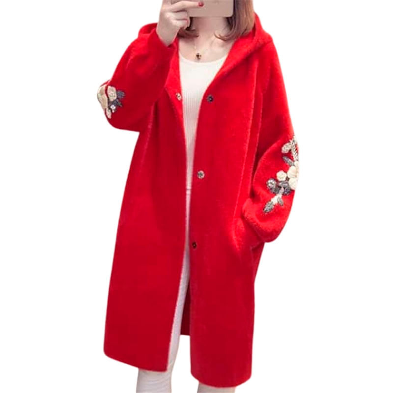 Abrigo para Dama Fanny Burney Color Rojo Talla M - Real Plaza