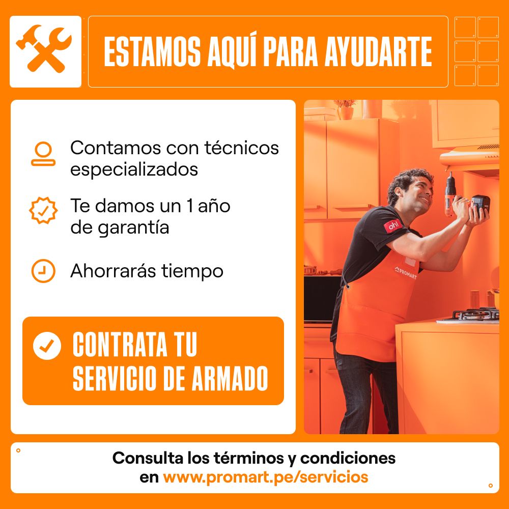 Set de mesa cuadrada + 4 sillas Orange - Real Plaza