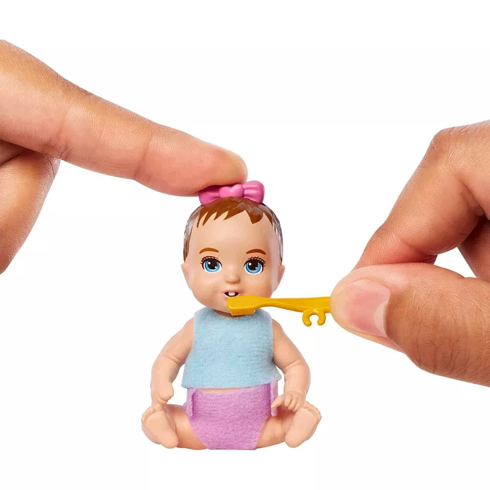 Muñeca Barbie Skipper Babysitter Bebé Mi primer Diente - Real Plaza
