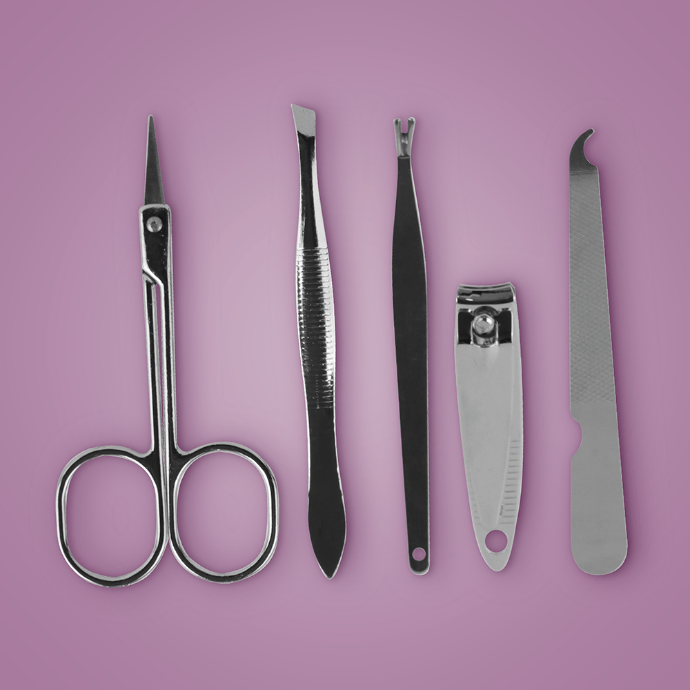 Juego de manicure de 6 piezas de la serie ratora - Miniso - Real Plaza