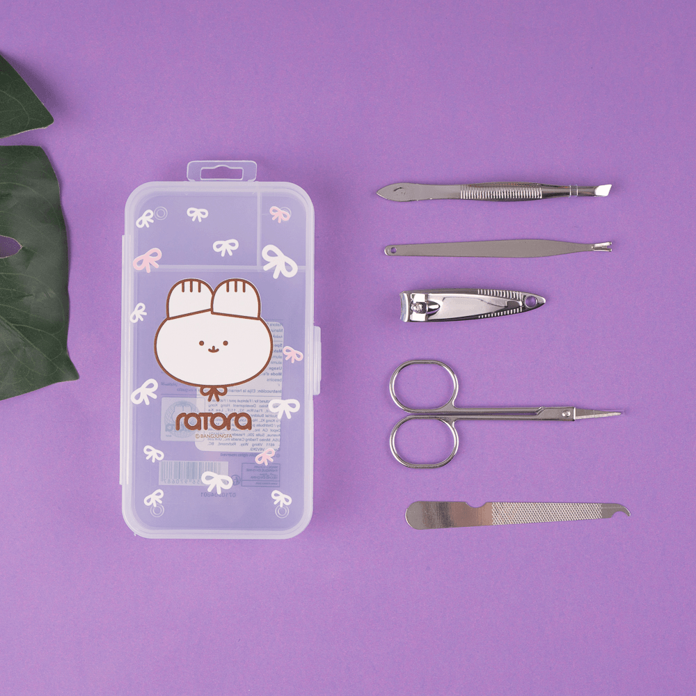 Juego de manicure de 6 piezas de la serie ratora - Miniso - Real Plaza