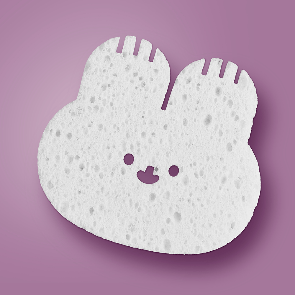 Puff limpiador facial serie ratora 2 piezas - Ratora - Real Plaza