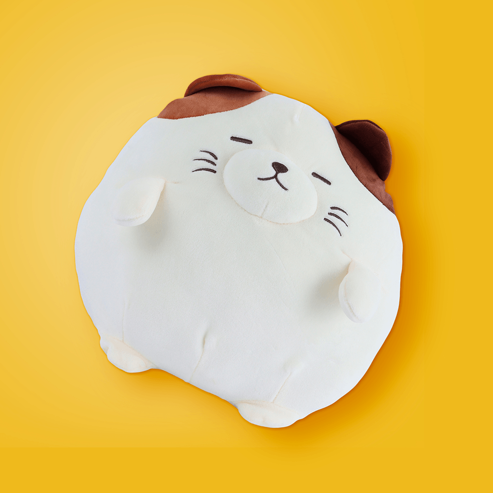 Peluche serie chunky redondo gato 30cm x 25cm x 30cm miniso - Miniso ...