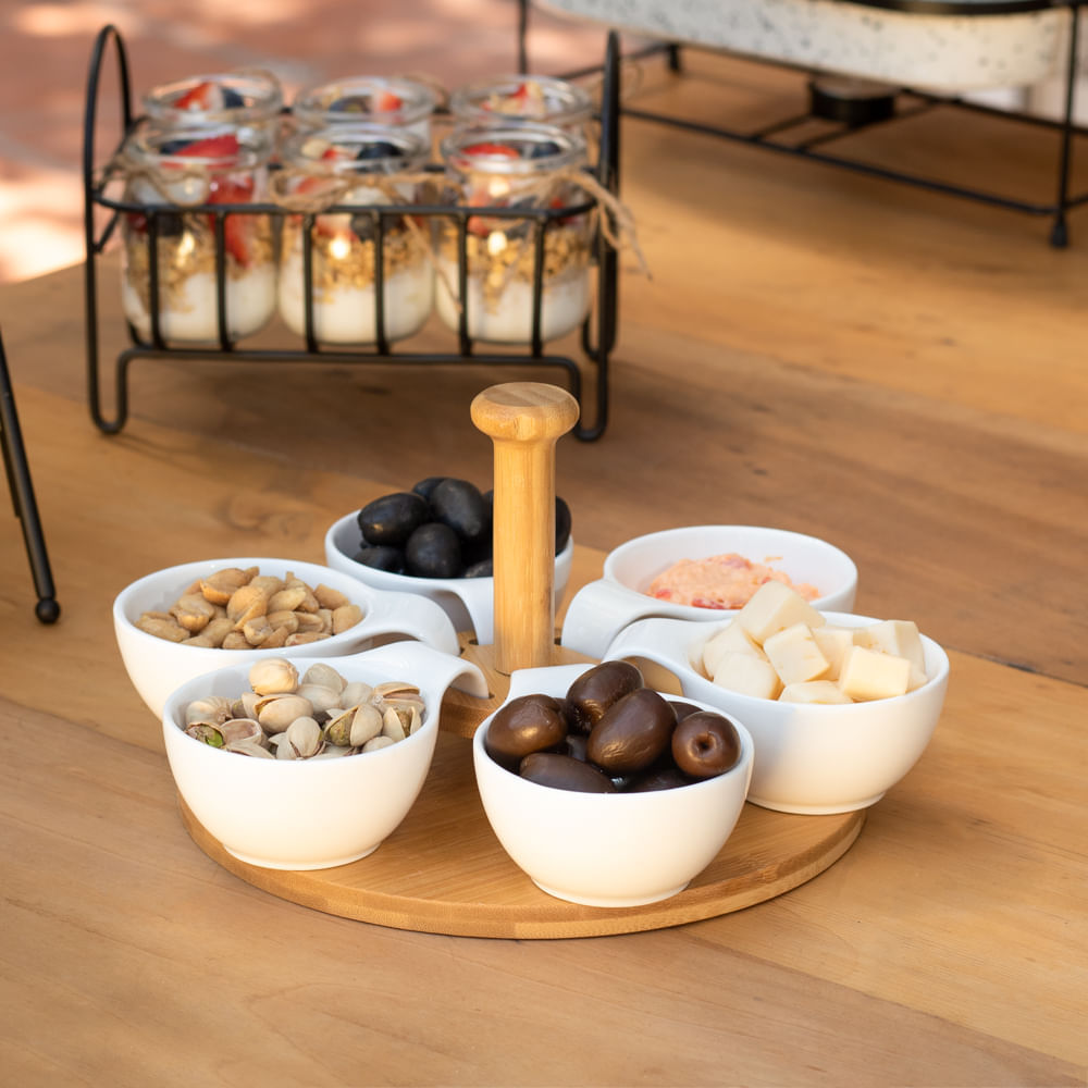 Set Bowls con Bandeja Giratoria U - Real Plaza