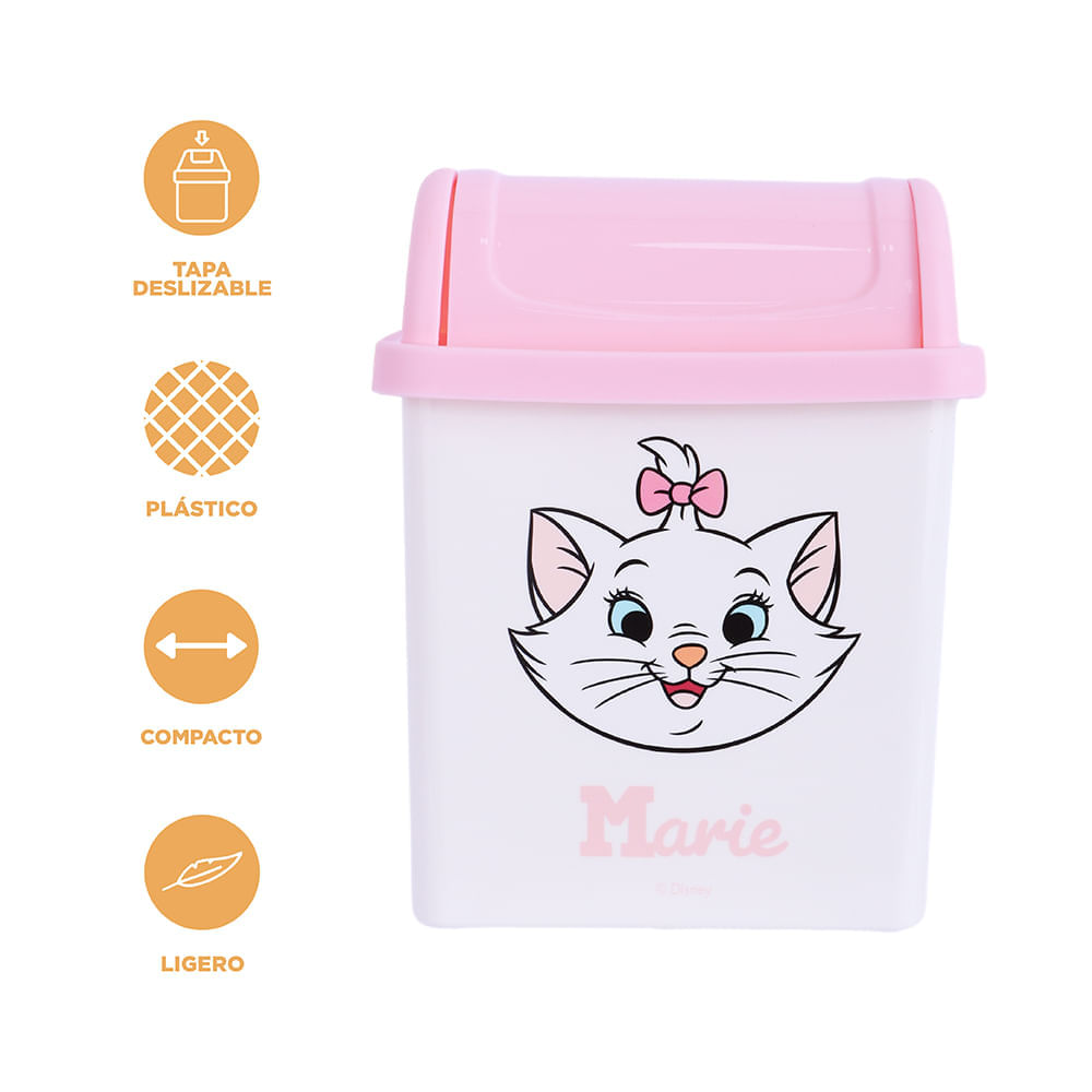 Tacho de basura de escritorio disney cat collection marie rosa - Disney ...