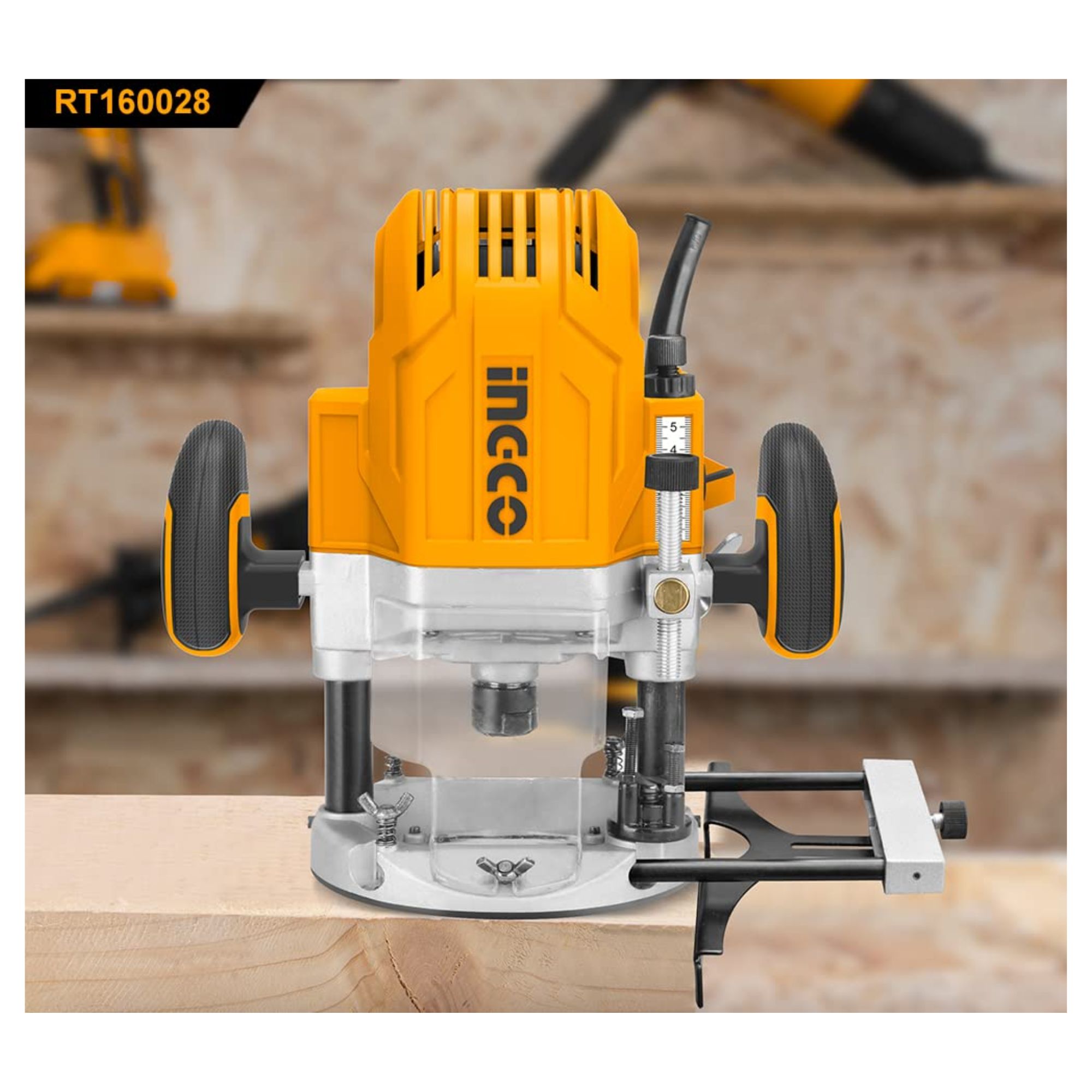 Ruteador fresadora 1600w Ingco RT160028 - Real Plaza