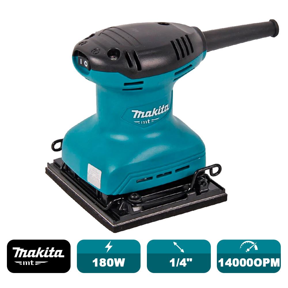 Lijadora Orbital 1/4 (114 x 140 mm) 180W Makita MT M9200B - Real Plaza