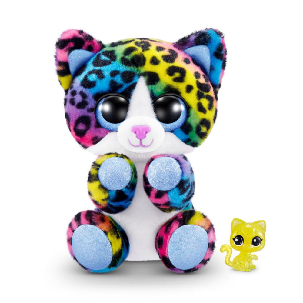 Mini Peluche Coco Surprise Coleccion Arcoiris Dotty Gato - Real Plaza