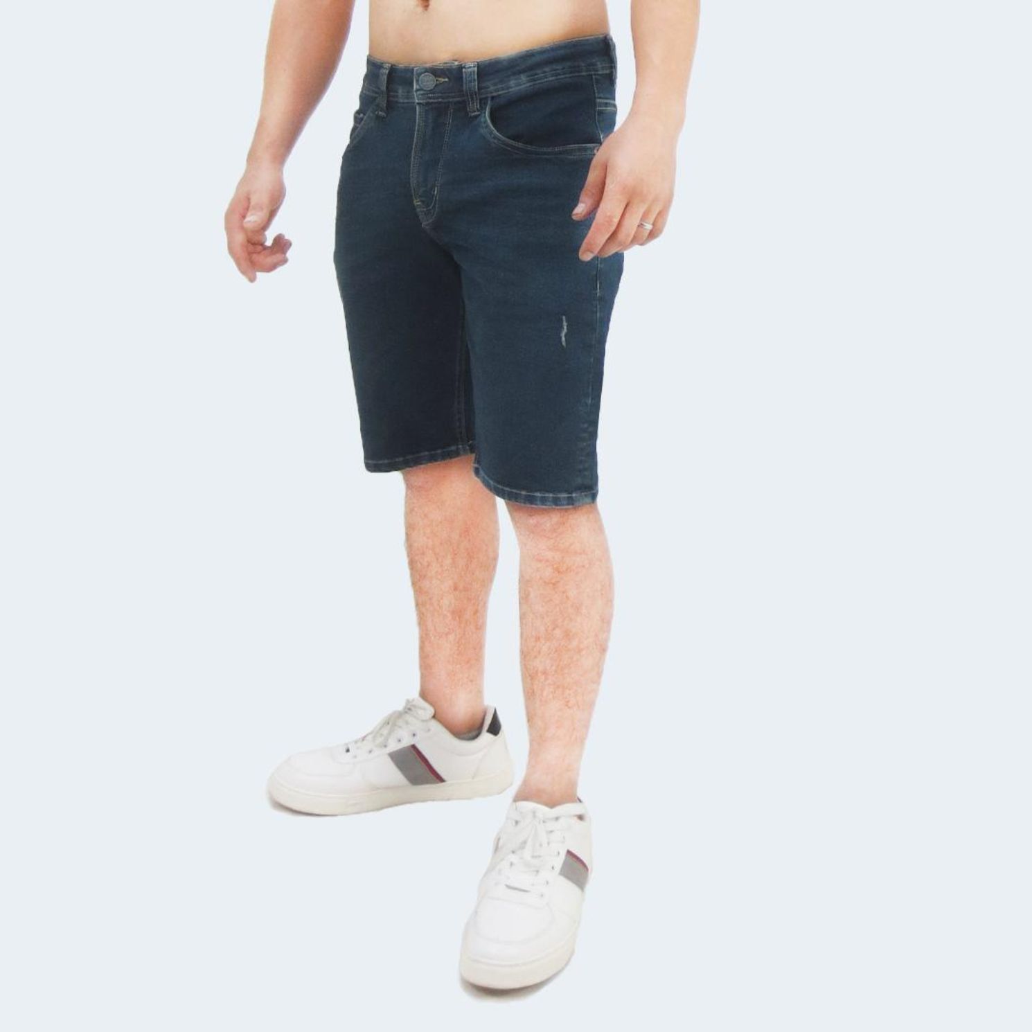 Bermuda Hombre Salsa Jeans Raykon Color Azul Talla 28 - Real Plaza