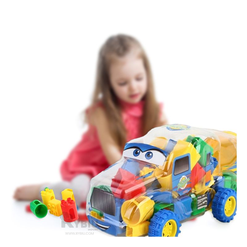 Set Didactico De Carrito De Plastico Para Niños Colorido Real Plaza