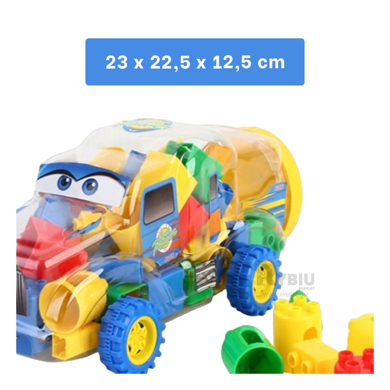 Set Didactico De Carrito De Plastico Para Niños Colorido Real Plaza