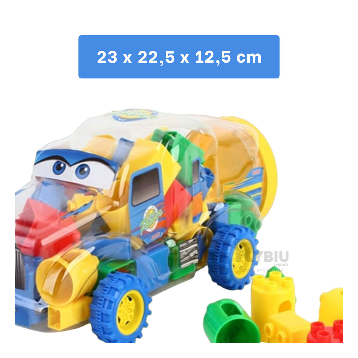 Set Didactico De Carrito De Plastico Para Niños Colorido Real Plaza