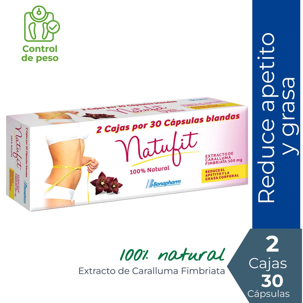 Natufit 500mg Cápsulas blandas Packx2 - Real Plaza