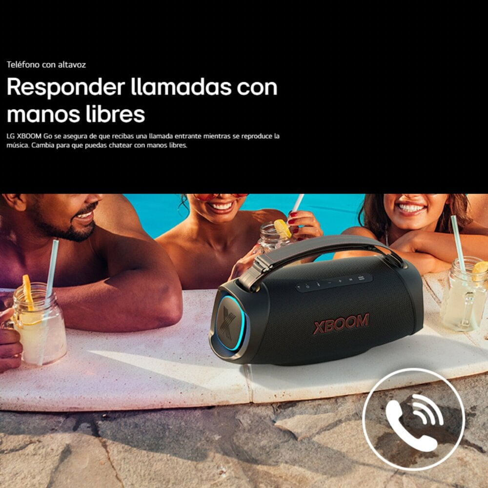 Parlante LG XBOOM Go XG8 Inalámbrico Negro - Real Plaza