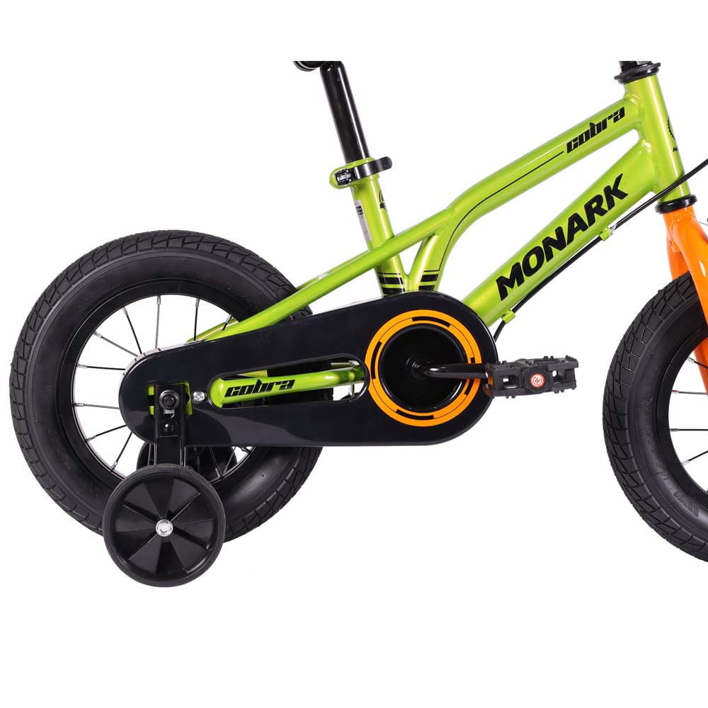 Bicicleta MONARK Cobra 12" Verde/Naranja - Real Plaza