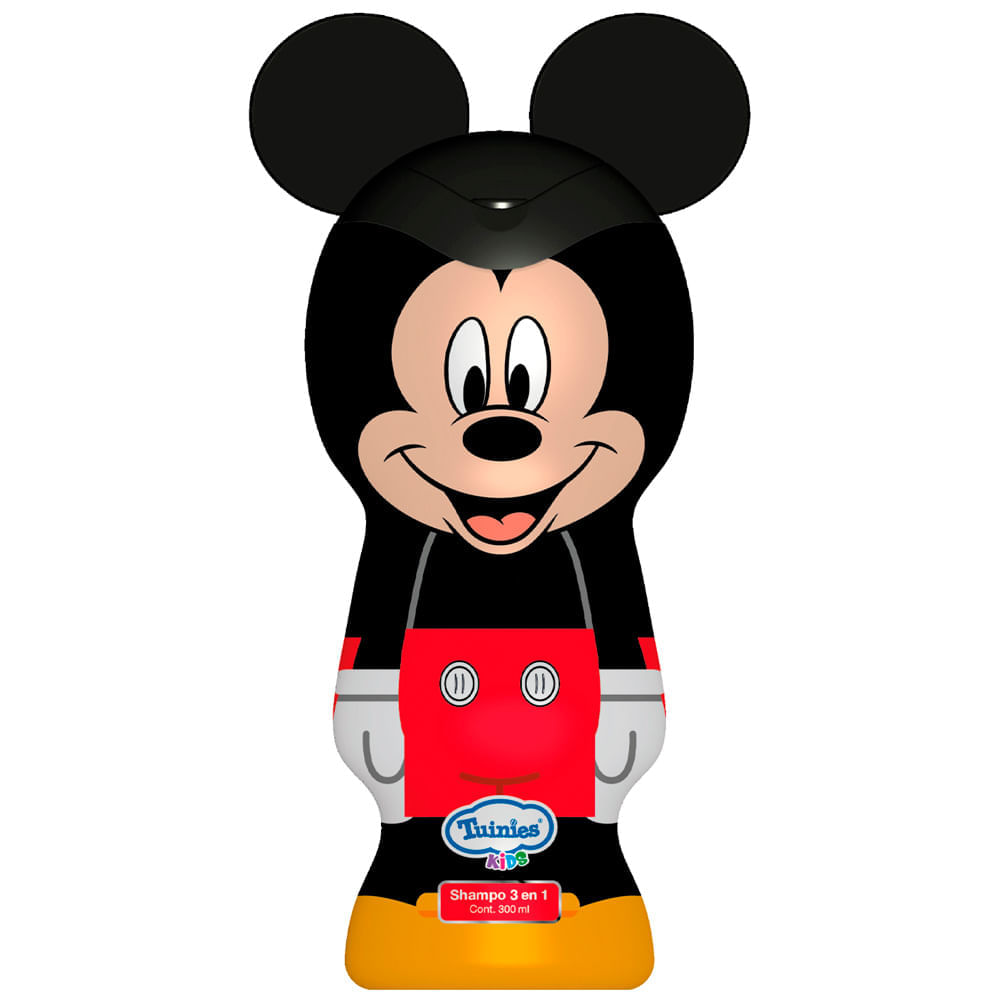 Shampoo TUINIES Mickey Mouse 3 en 1 Frasco 300ml - Real Plaza