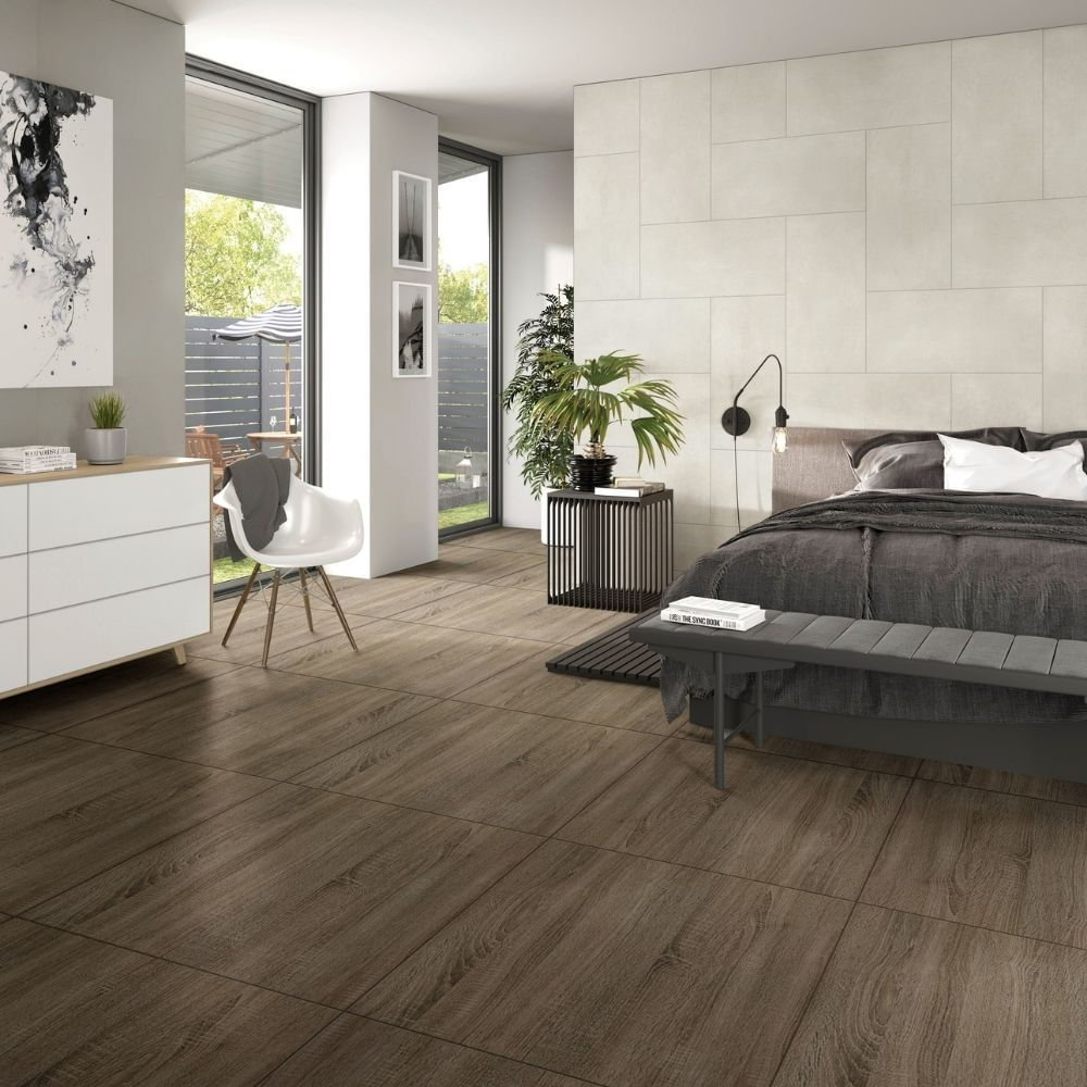 Piso porcelanato Maderado Café 60x60cm 1.44m2 Celima - Real Plaza