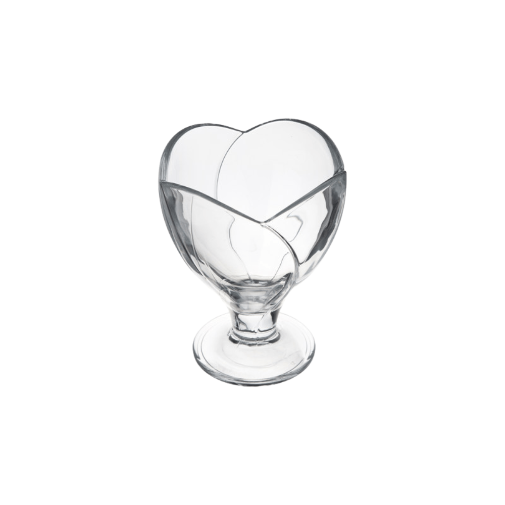 Set de 6 Copas de Vidrio para Postre Helado Forma de flor 105ml - Real ...