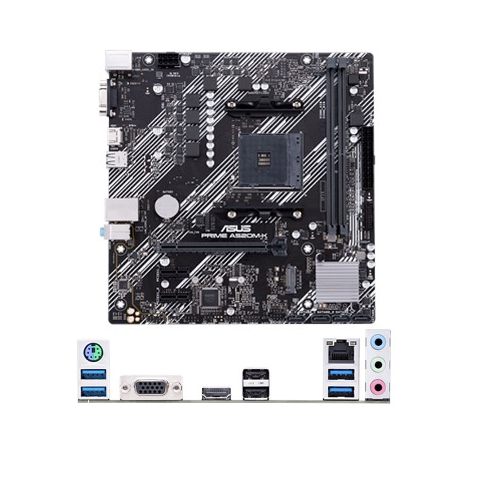 Motherboard ASUS PRIME A520M-K Chipset AMD Socket AMD AM4 MicroATX ...