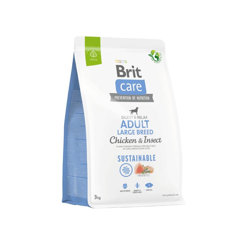 Comida para Perro Grande Brit Care Pollo & Insectos 3kg - Real Plaza