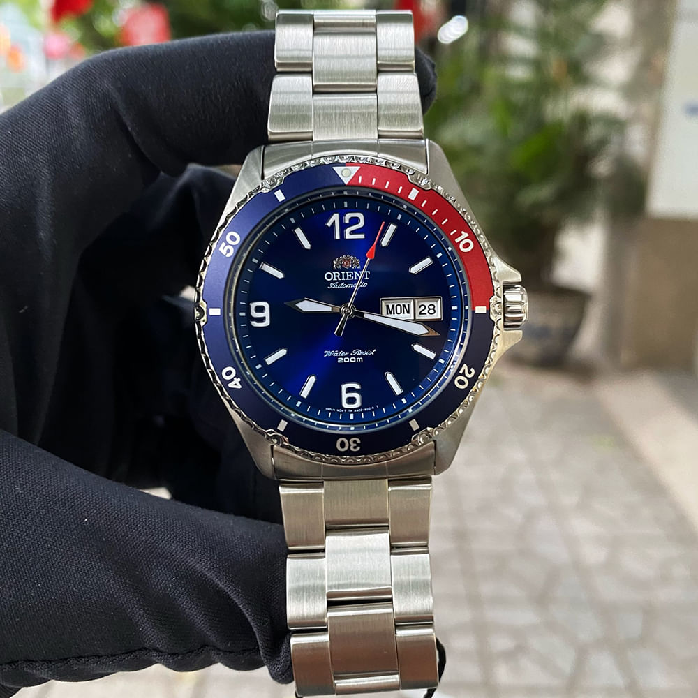 Reloj Orient Mako II FAA02009D9 Automático Fecha Acero Inoxidable Dial ...