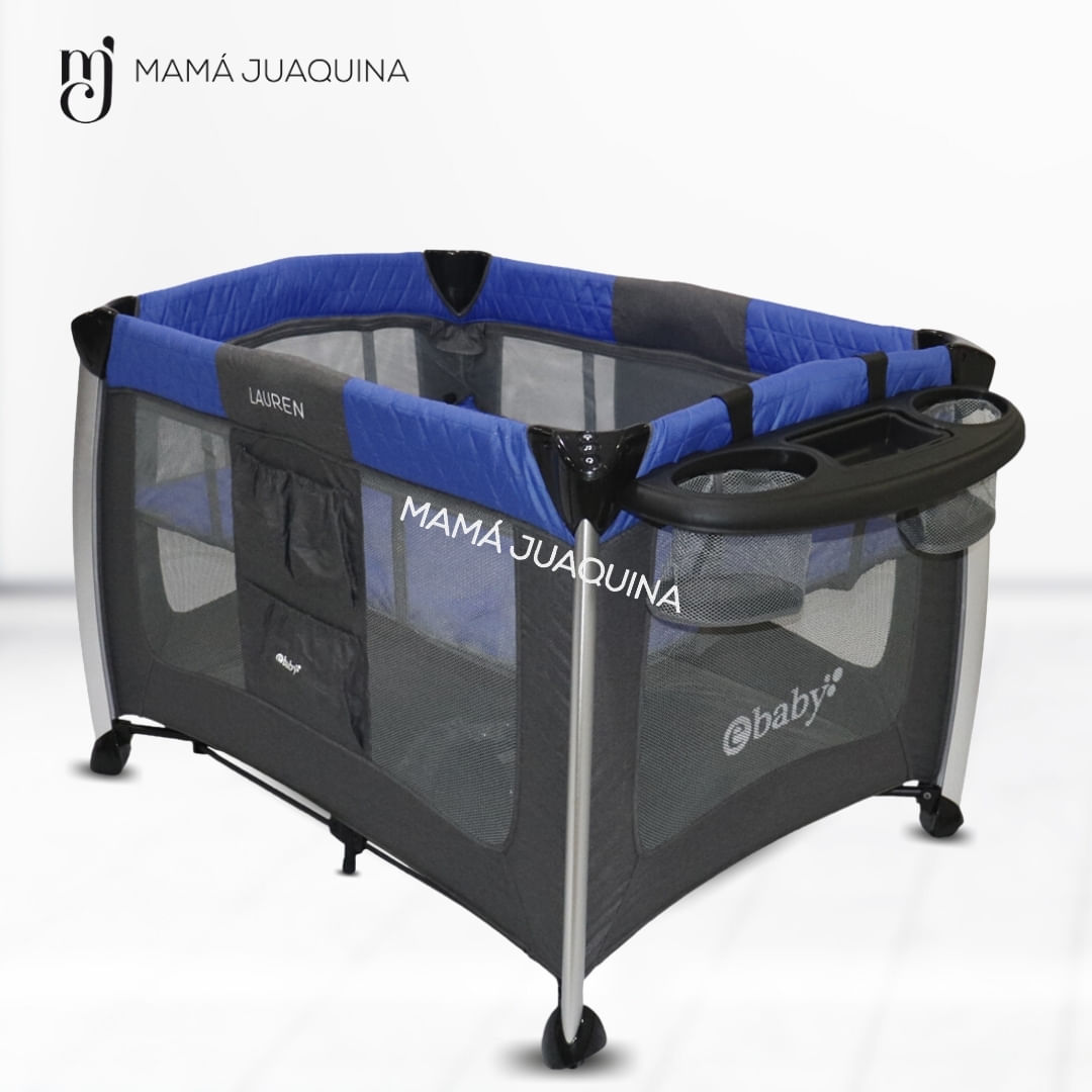 Cuna Corral de Lujo Malasia Edición Limitada Azul - Real Plaza