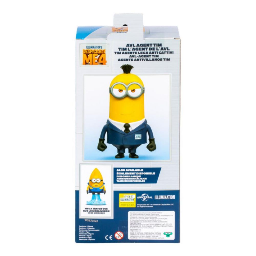 Figura Minions Avl Agente Tim 18Cm - Real Plaza