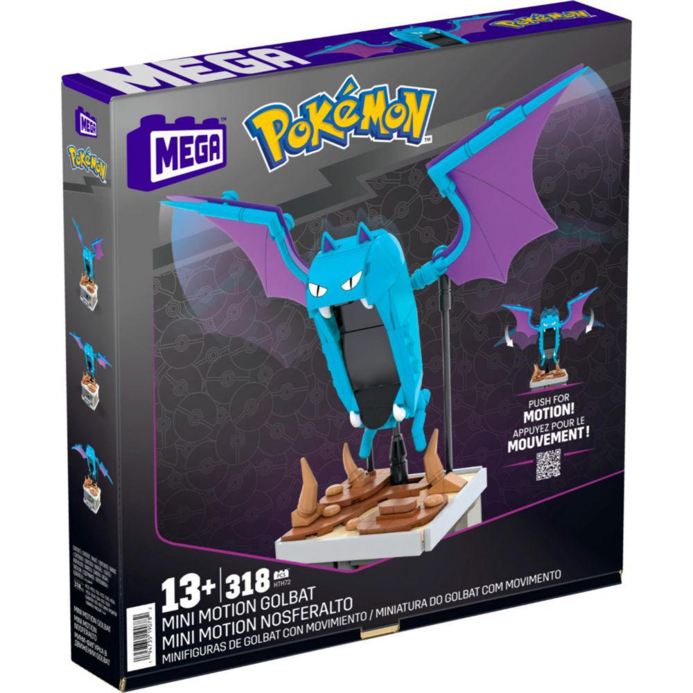 Set De Construccion Mega Pokemon Minifigura Golbat - Real Plaza