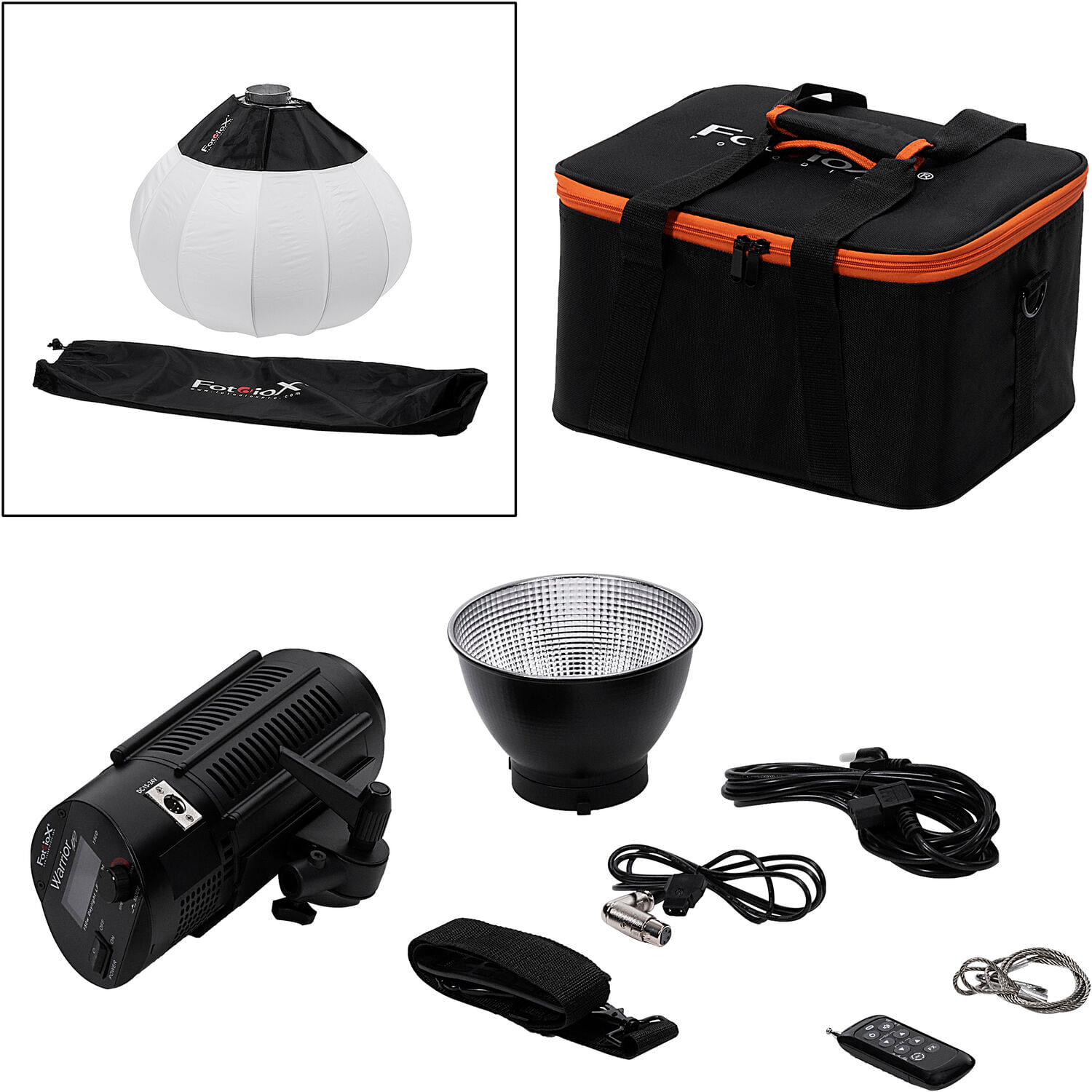 Kit de Luz Fotodiox Pro Warrior Deluxe Daylight 5600K - Real Plaza