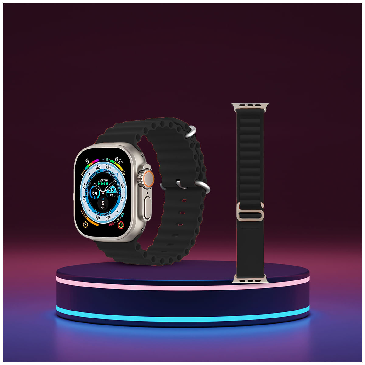 Smartwatch Z69 Ultra Inalámbrico | Negro - Real Plaza