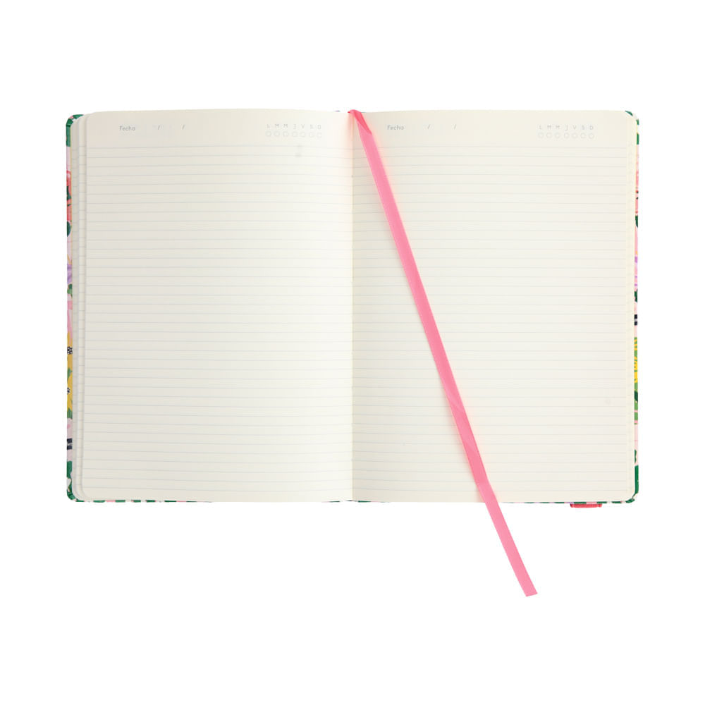 Libreta PU 120 Hojas con Líneas 15,3x1,7x21 cm - Real Plaza