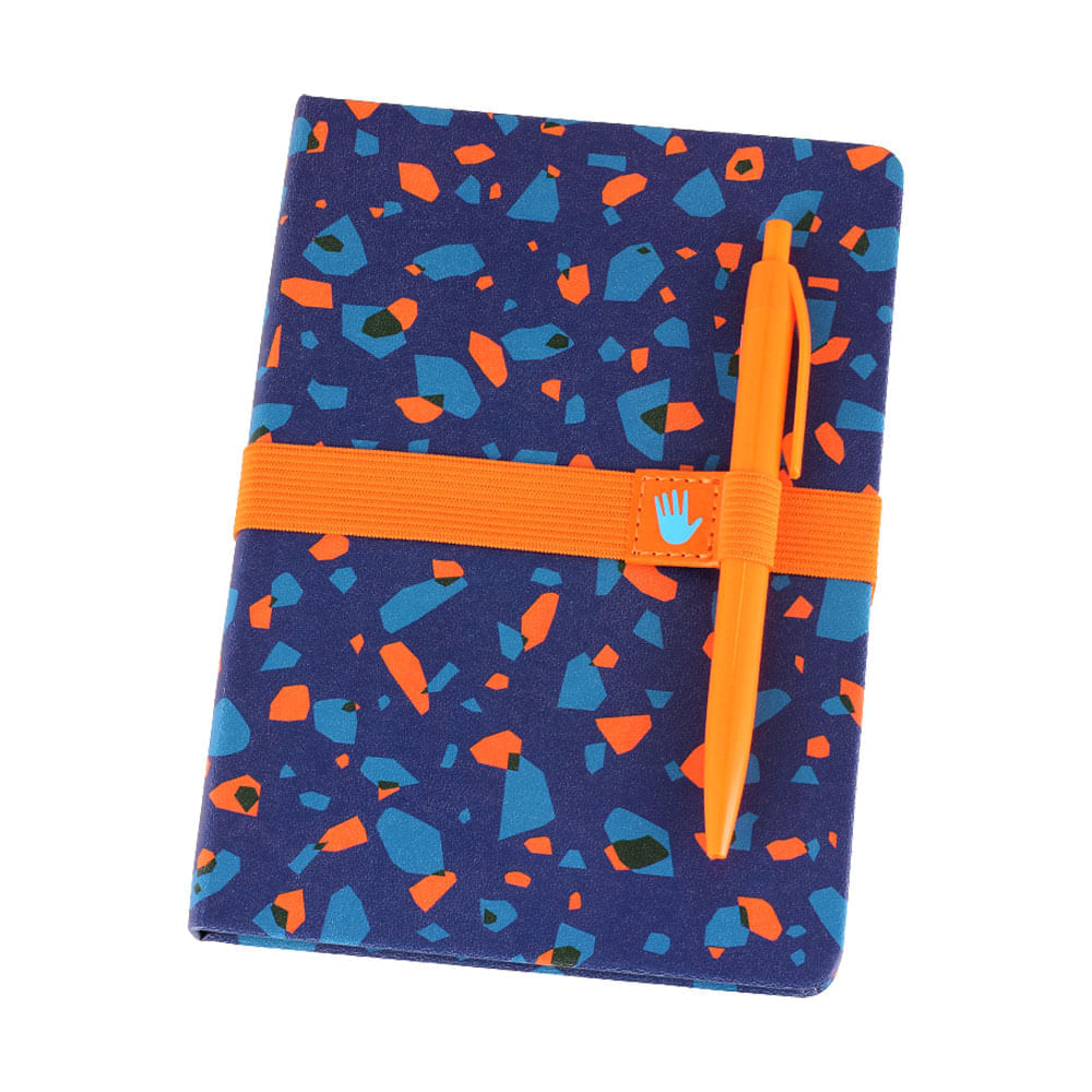 Libreta PU 100 Hojas con Elástico y Lápiz - Real Plaza