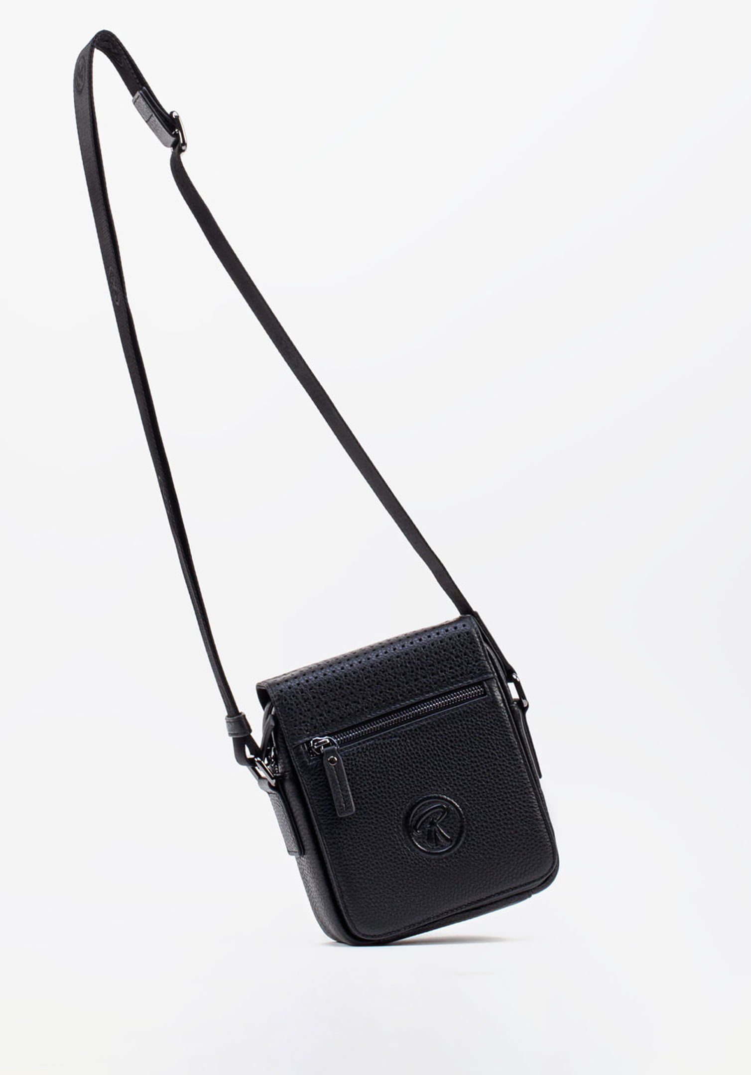 MORRAL PEQUEÑO CON LOGO DE MARCA EMBOZADO - Real Plaza