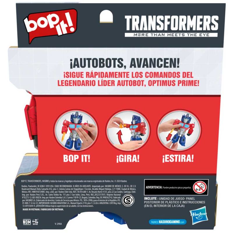 Optimus Prime Bop It HASBRO GAMING - Real Plaza