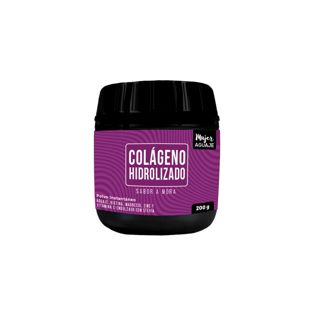 Colágeno Hidrolizado Mujer Aguaje Sabor Mora 200 gr - Real Plaza
