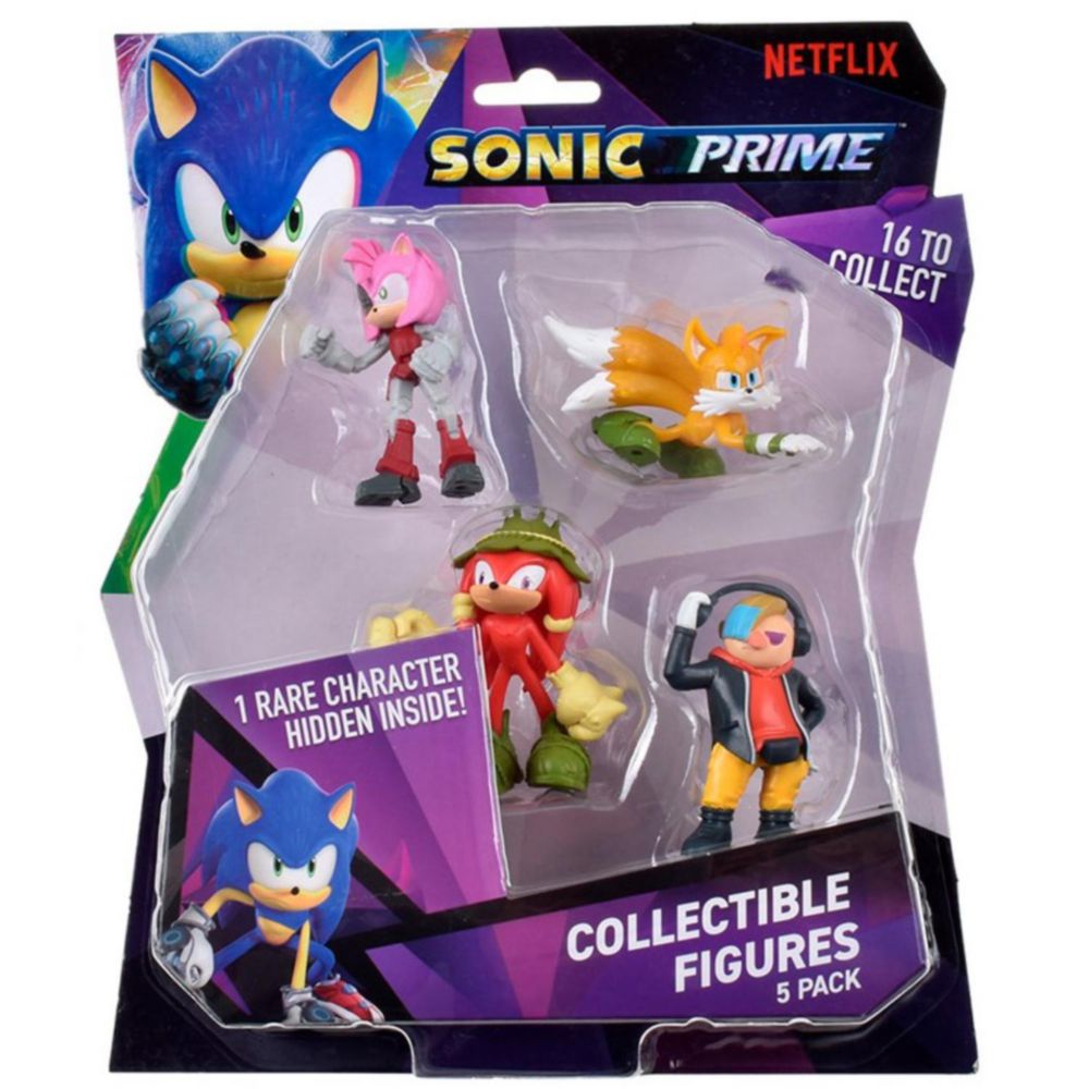 Figuras Pack X5 Sonic De 7Cms Set 2 - Real Plaza