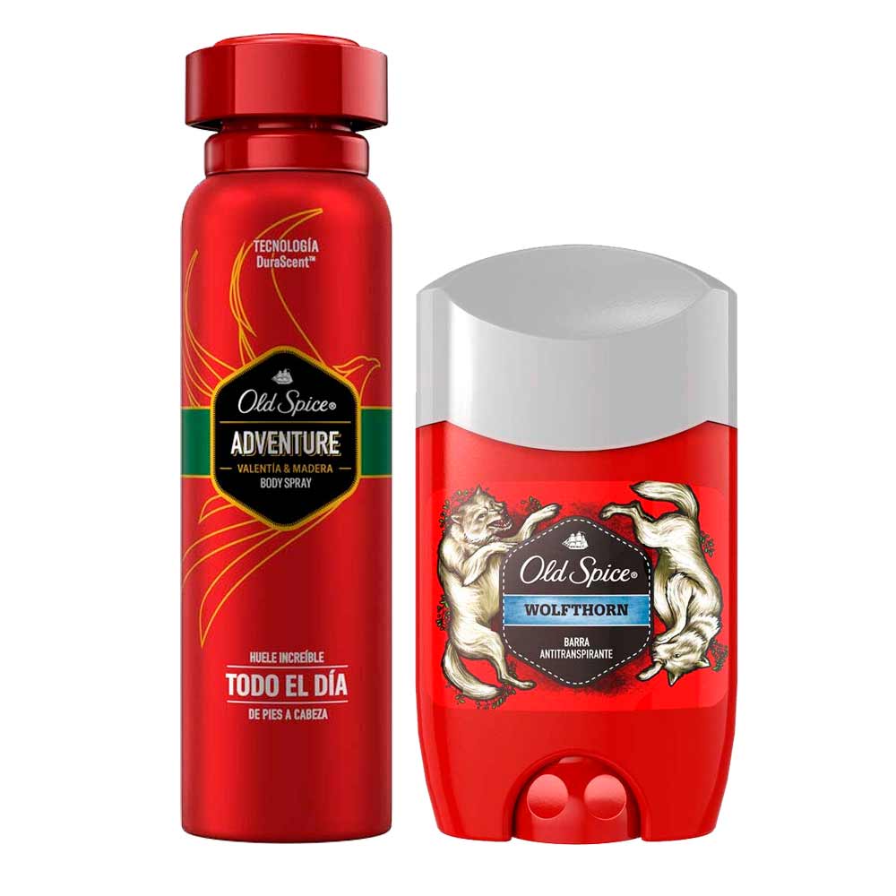 Pack Desodorante en Spray OLD SPICE Adventure Body Spray 96g (150ml ...