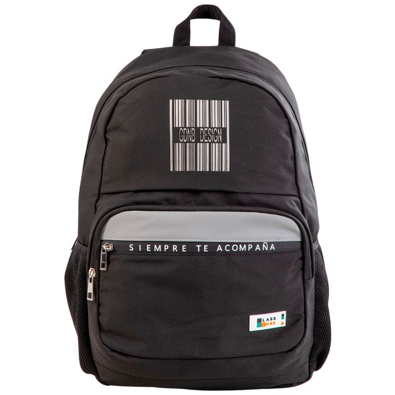 Mochila CLASS&WORK Negra MKQ-091-1101 - Real Plaza