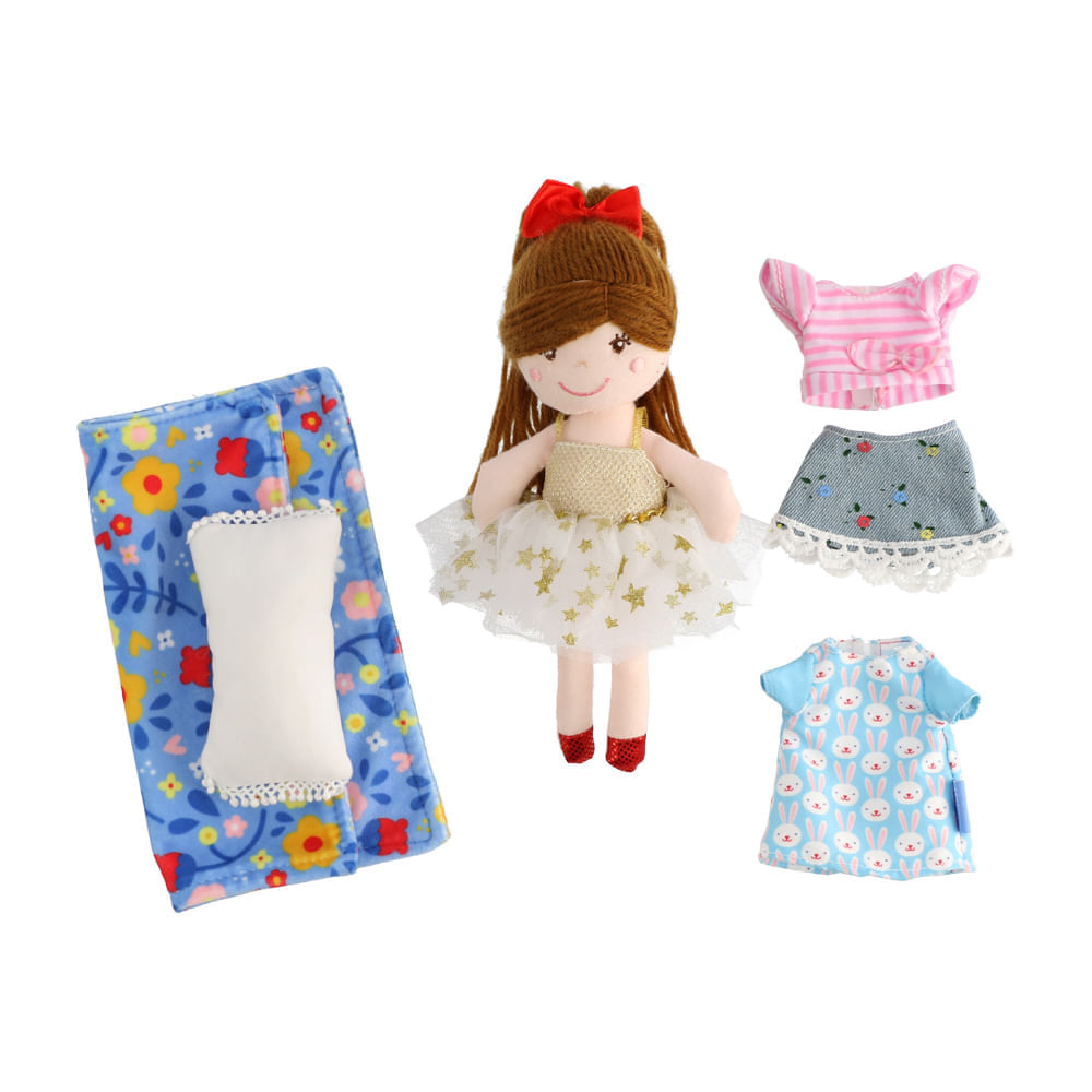 Mini Muñeca Mimí con Accesorios - Real Plaza