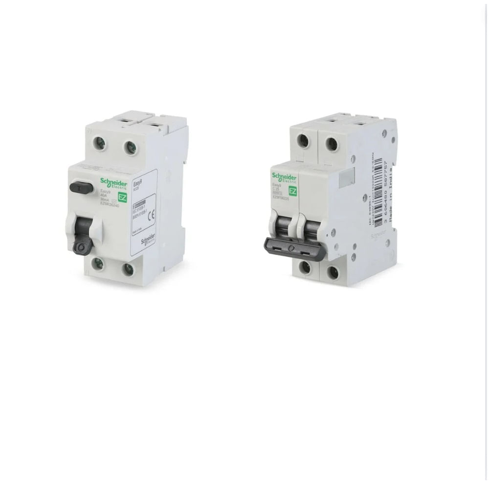 COMBO Schneider Electric: Interruptor Termomagnético Easy 9 MCB 2x25A ...