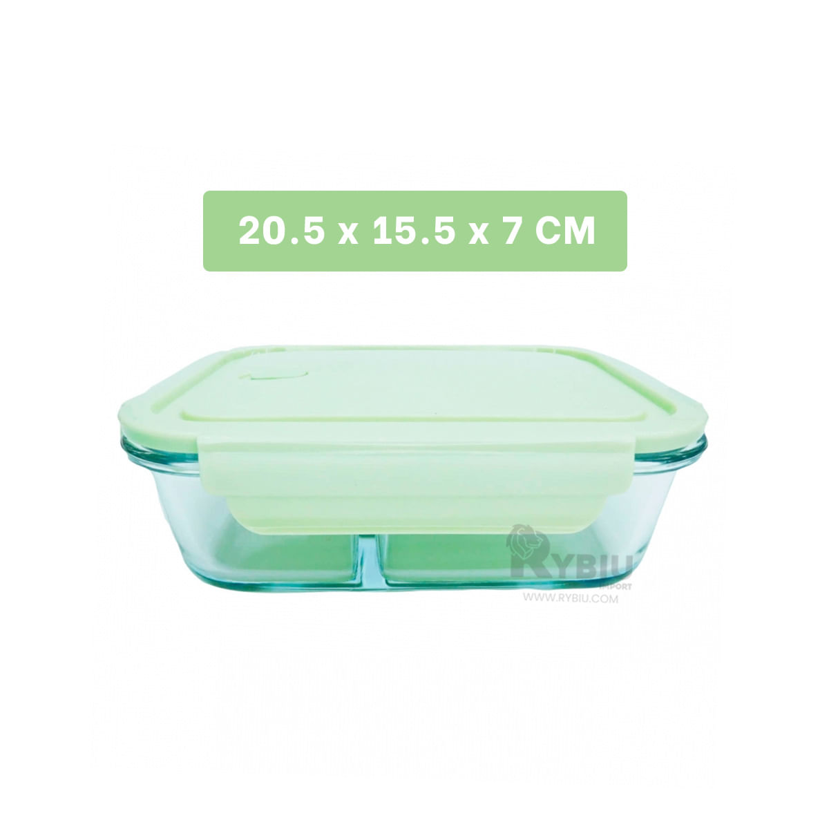 Táper de Calidad Color Verde Y+Stickers - Real Plaza