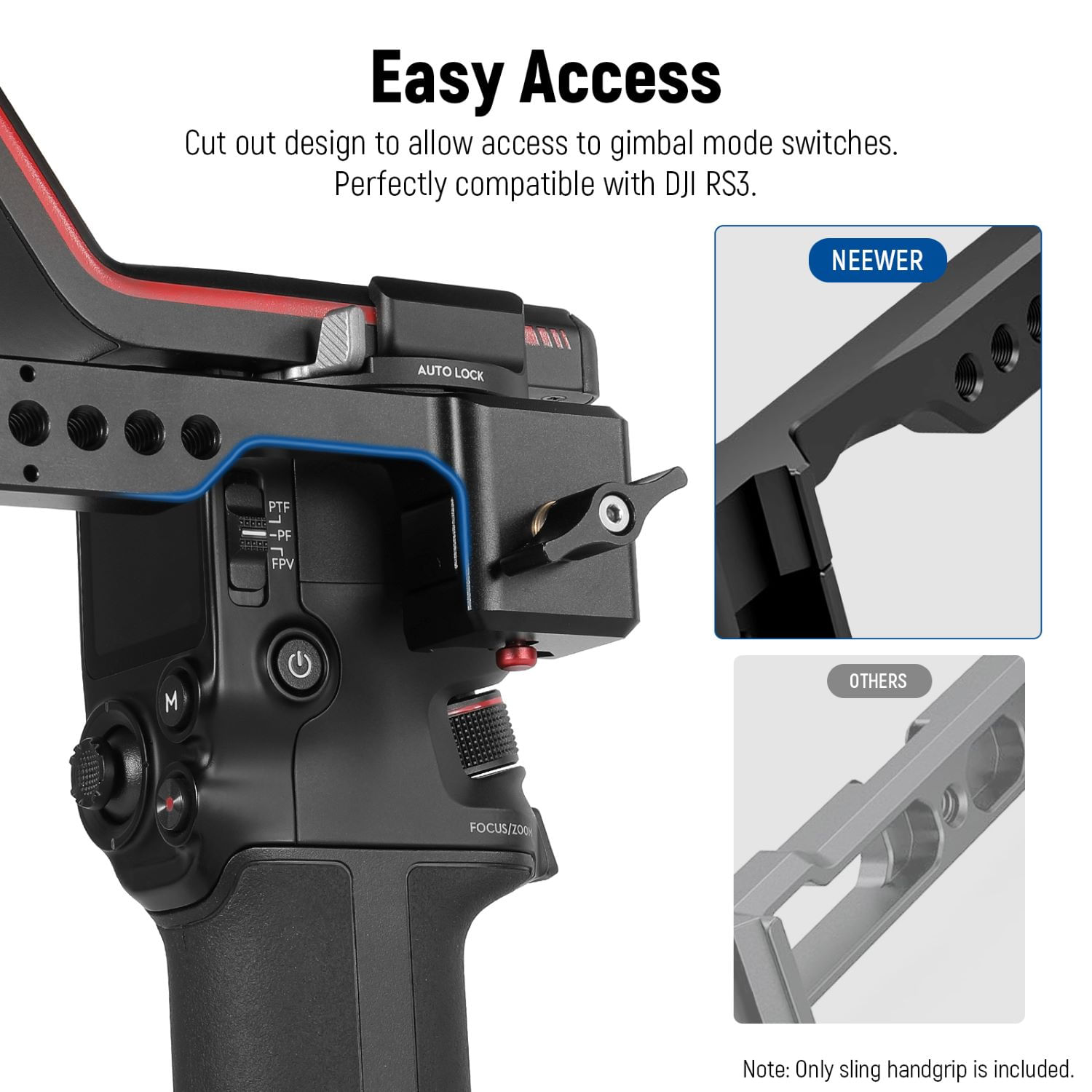 NEEWER Estabilizador Gimbal con dji Ronin RS3 Mini RS3 Pro RS2 RSC2 ...