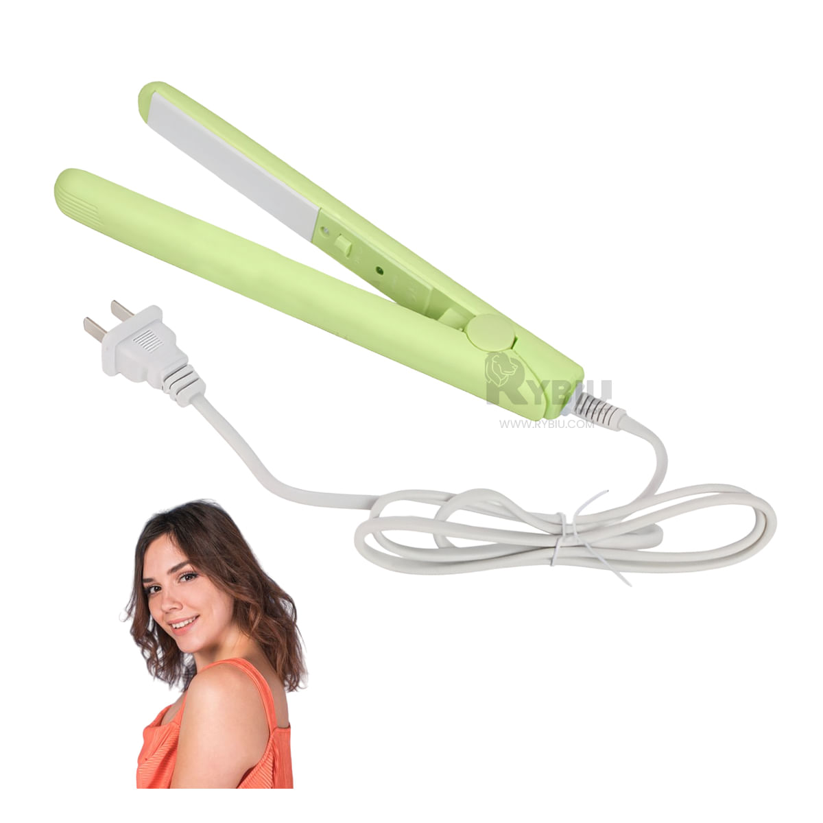 Mini Plancha Practico de Color Verde Y+Papel de Regalo - Real Plaza