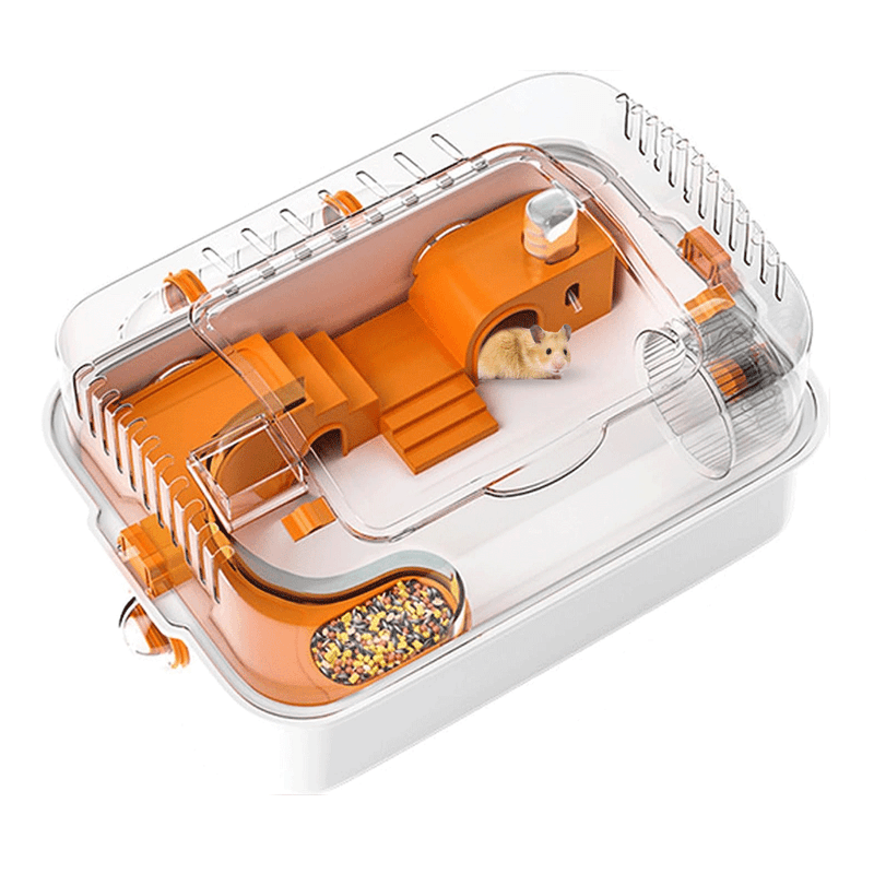 Jaula de Lujo Habitat para Hámster - Naranja - Real Plaza