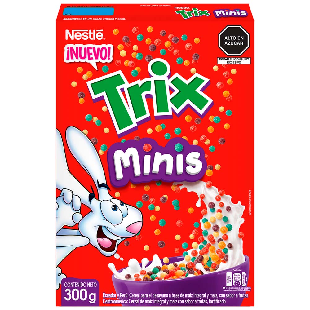 Cereal NESTLE Trix Mini Caja 300g - Real Plaza