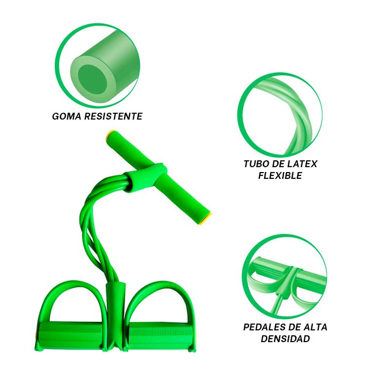 Liga Resistente para Entrenar de Color Verde Y+Stickers - Real Plaza