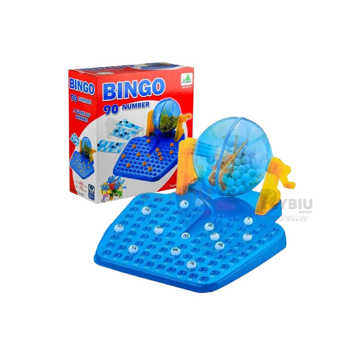 Bingo para Entretenimiento con Cartas en Celeste Y+Agendita - Real Plaza