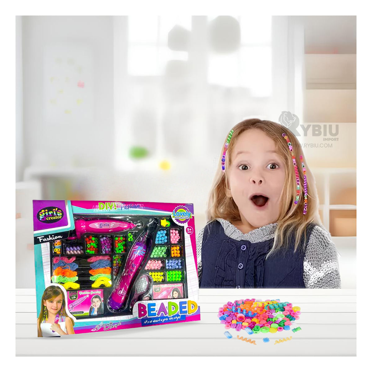 Kit para Peinados Modernos en Multicolor Y+Stickers - Real Plaza