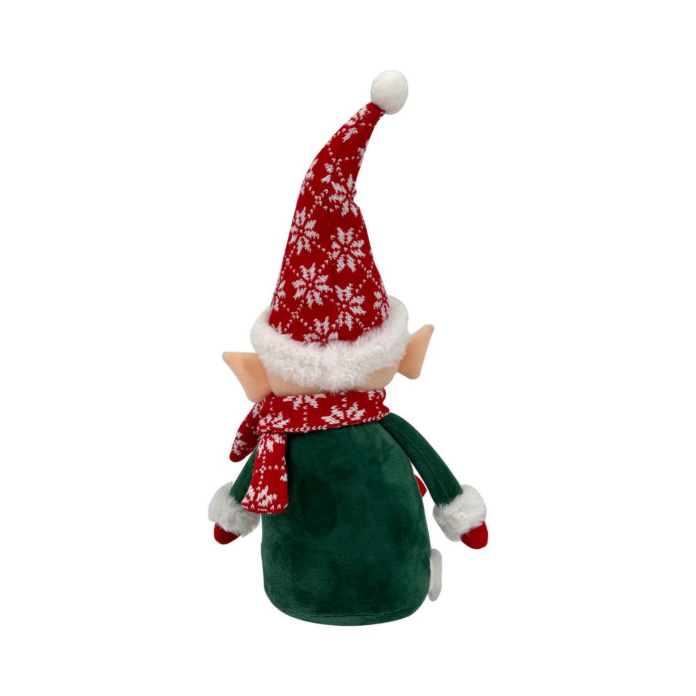 Elfo De Navidad Sentado 41Cm - Real Plaza